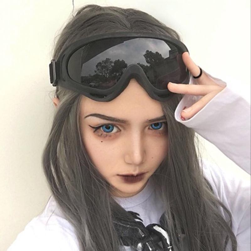 Korean Harajuku style goggles with concave design, popular on the ...