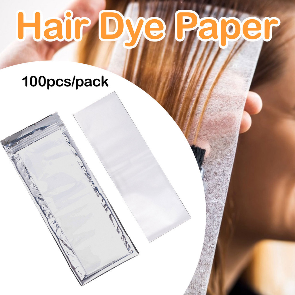 100Pcs Highlight Paper Hair Dyeing Sheets Reusable Hair Coloring ...