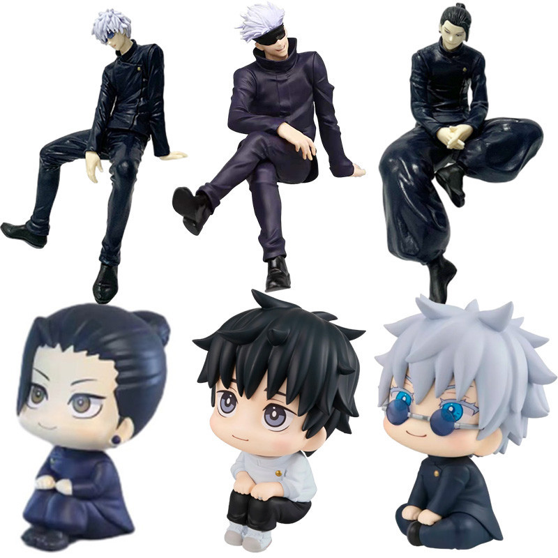 Jujutsu Kaisen Sitting Figure Toys LOOK UP Gojo Satoru Geto Suguru Yuta ...