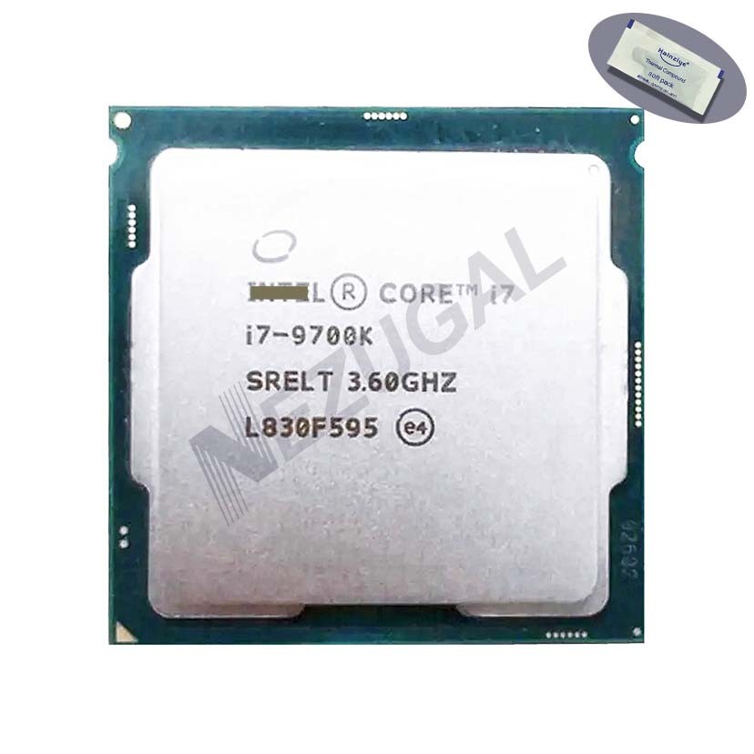 I7-9700K I7 9700K SRG15 SRELT 3.60 up to 4.90 Ghz Eight Core 12M 95W ...