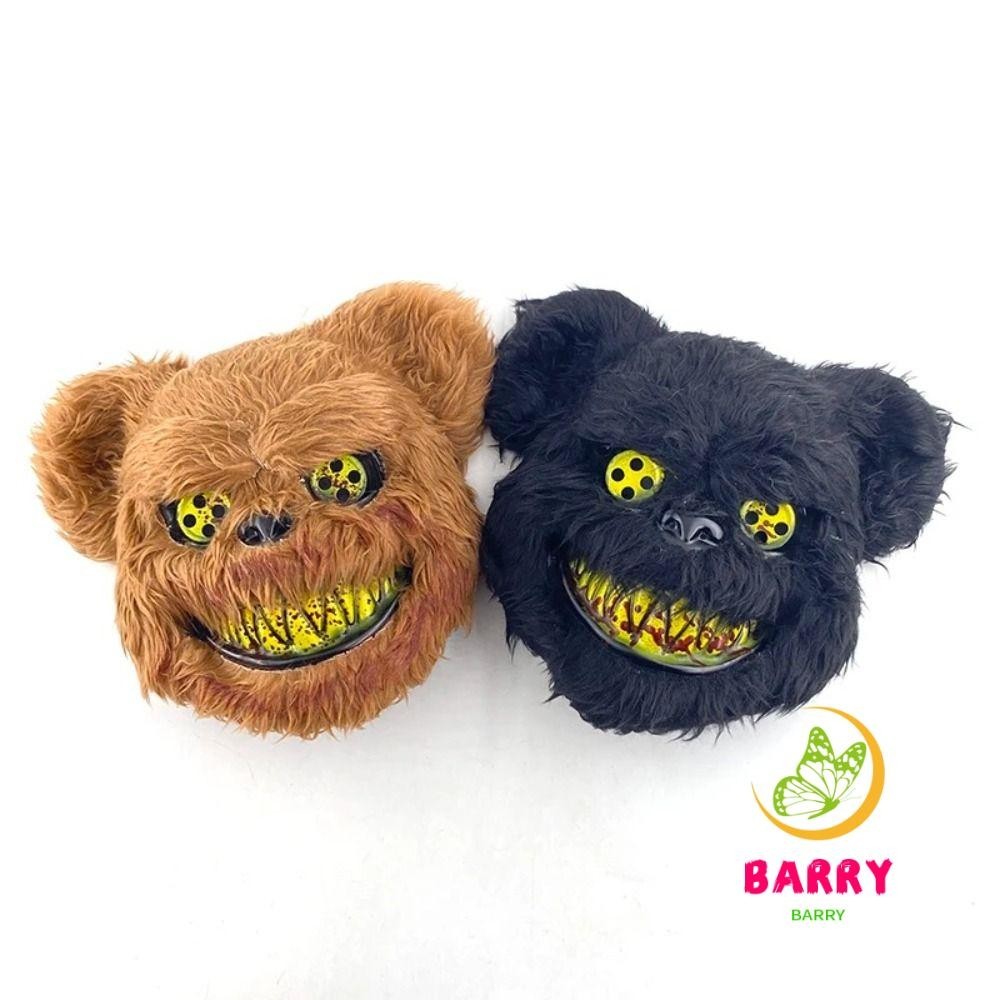 BARRY Halloween Mask, Scary Ghost Festival Bloody Plush Bunny Mask ...