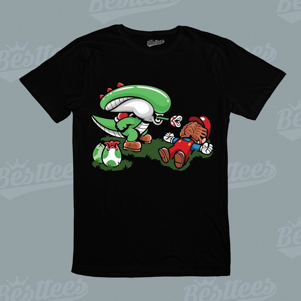 Mens/Men/Mens Cute Super Mario Bros Alien Attack Cartoon Tv Series ...
