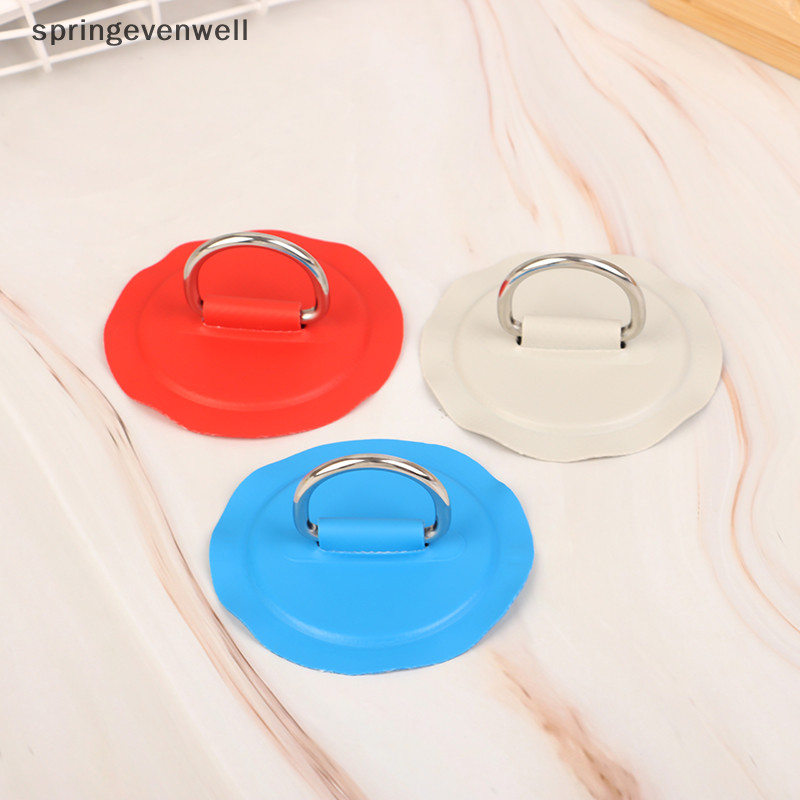 SEW 1Pc Surfboard Dinghy Boat PVC Patch Stainless Steel D Ring Deck ...