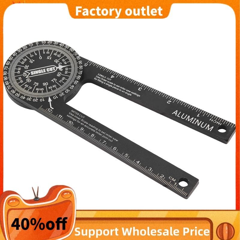 In Stock 360 Degree Miter Saw Protractor Ruler Inclinometer Protractor ...