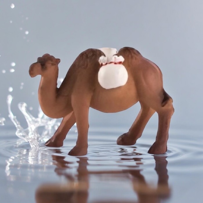 Miniature Camel Camel Display 8cm Camel Mockup Diorama Desert Animal ...