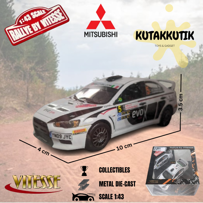 PUTIH Vitesse Diecast Collector's Toy Racing Sports Car Rally ...