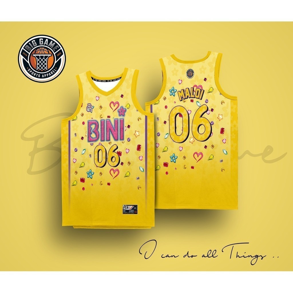 2024 NEW BINI Pink Breathable Quick-drying Jersey Full Sublimation ...