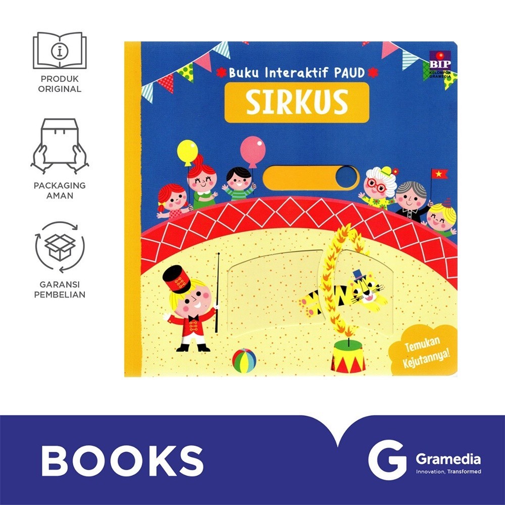 Gramedia Surabaya - Early Childhood Circus Interactive Book (Mechanical ...
