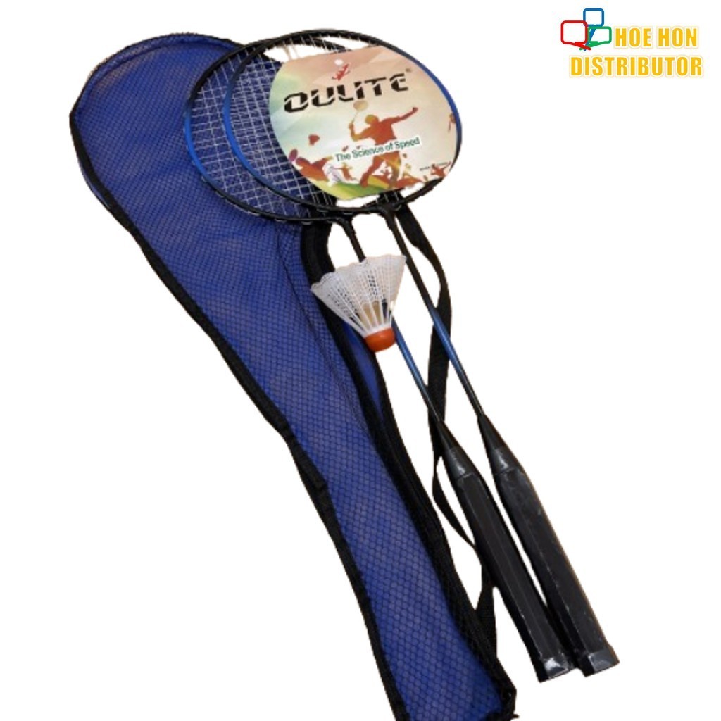 Badminton Racquet 2pc + Shuttlecock + Carry Bag (For Kids / Children or ...