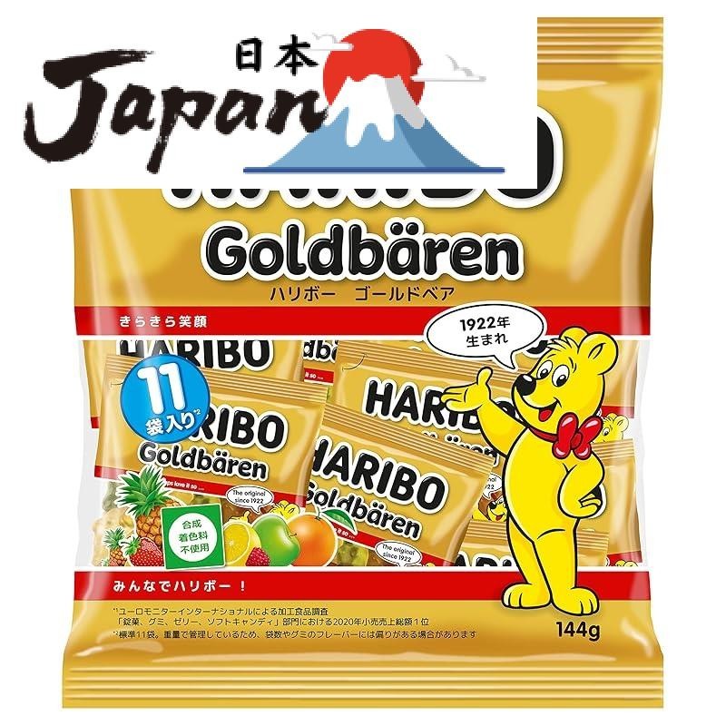 [import from Japan] Haribo Mini Gold Bears 144g x4 bags HARIBO Gummi ...