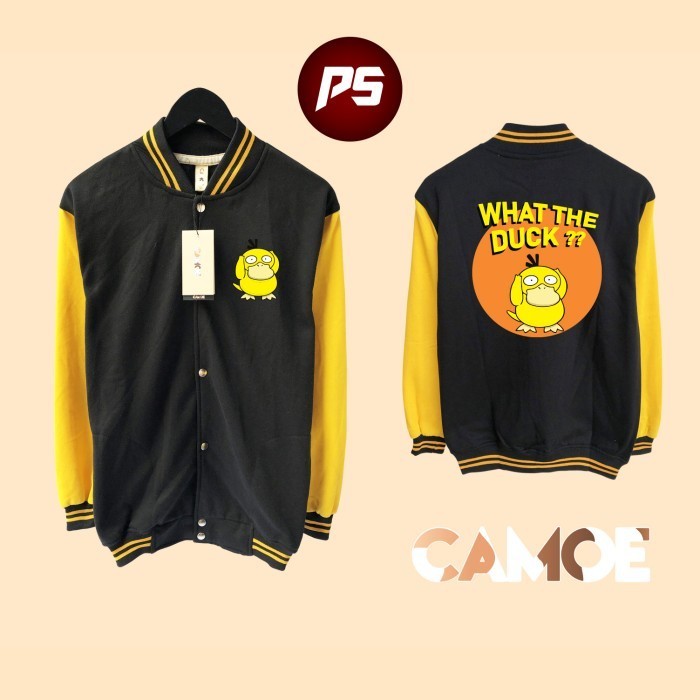 Psyduck What the Duck Pokemon Varsity Jacket | Shopee Philippines