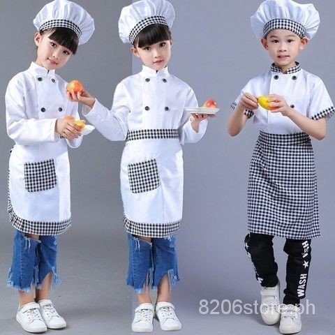 Halloween Parent-Child Chef Uniform Costume Children Little Kids Small ...