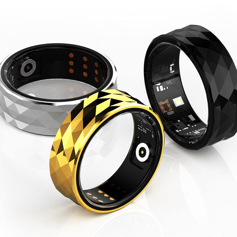 R12M Smart Ring Multi Sport Modes Blood Oxygen Heart Rate Sleep Monitor ...