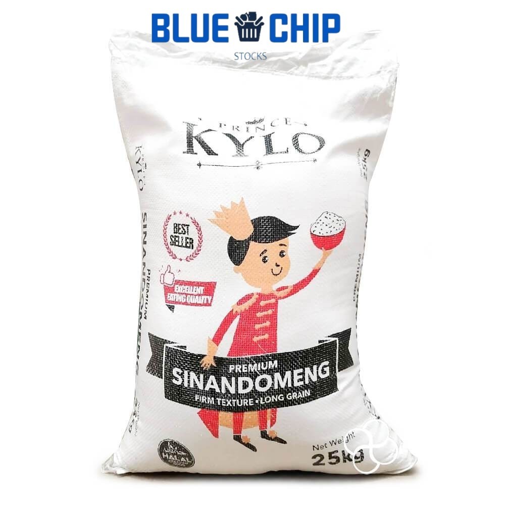 BlueChip Prince Kylo Sinandomeng Rice 25kg | Shopee Philippines