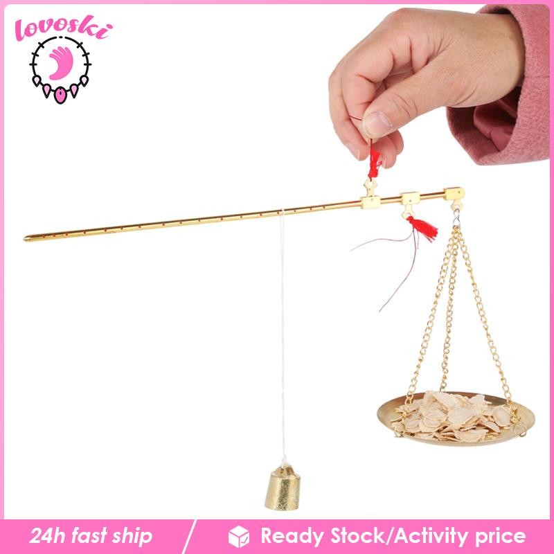 [Lovoski] Traditional Chinese Scale Balancing Scale Brass Weighing ...