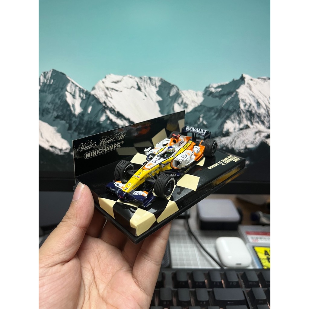 [Ready Stock] minichamps Mini Cut 1/43 F1 Car Model Renault R27 Renault ...