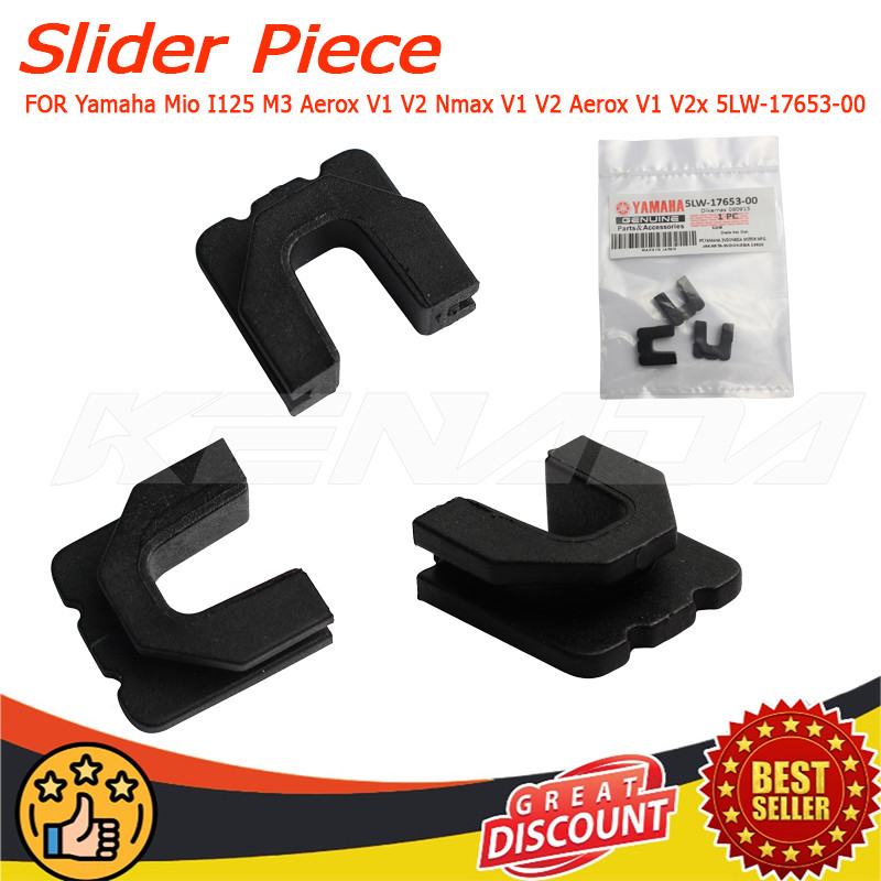 3pcs Genuine Pulley Slide Slider Piece / Slider Yamaha Mio I125 M3 Aerox V1 V2 Nmax V1 V2 Aerox ...