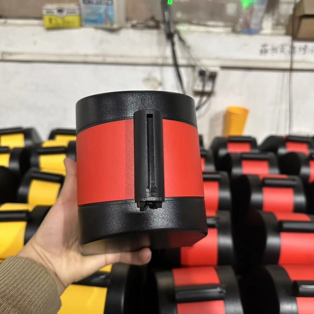 Plastic Wall-Mounted Retractable Barrier Tape Cashier Counter Guardrail ...