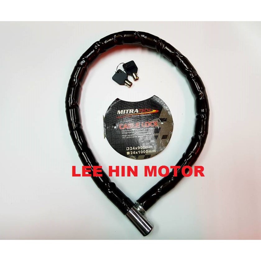 Lock Susah Gunting Best Quality Motorcycle Cable Lock Rantai Lock Pintu ...