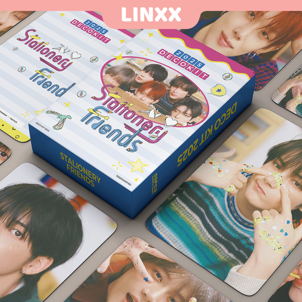 LINXX 55Pcs TXT DECO KIT Album LOMO Cards Kpop Boy Group Fan ...