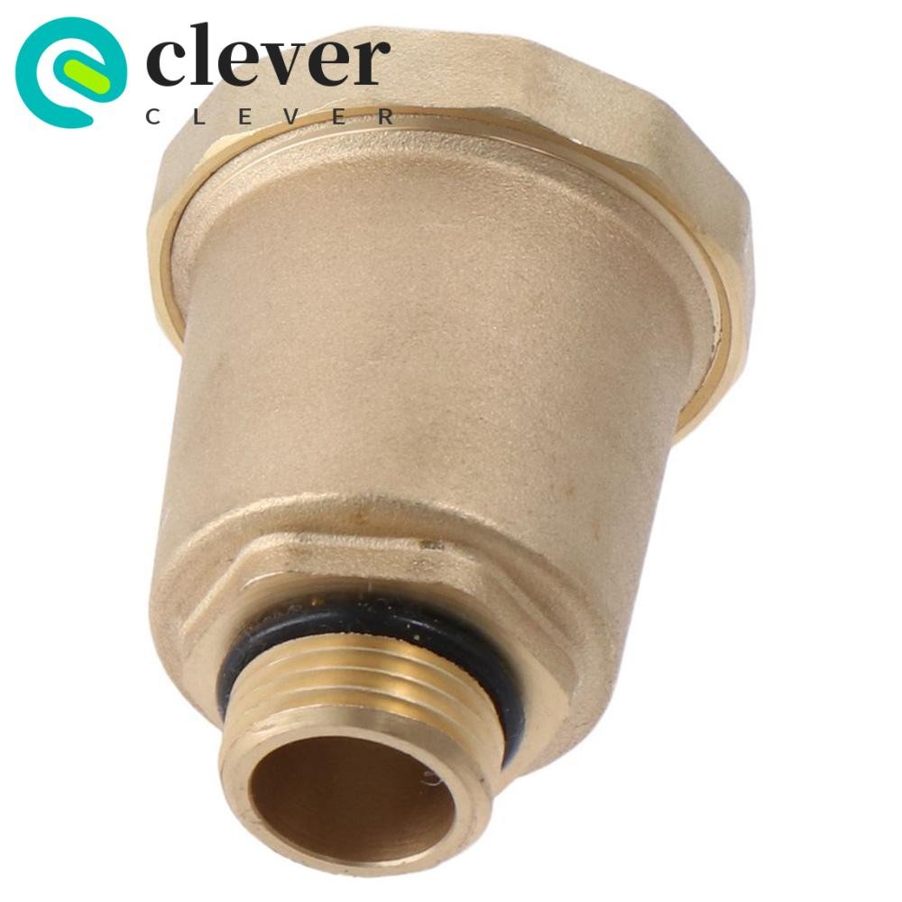 CLEVER Release Vent Valve, Brass 1/2"G Float Valve Kit, Automatic Gold ...