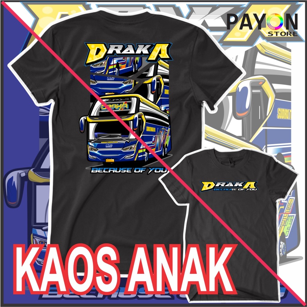 Kaos BIS ANAK SUDIRO TUNGGA JAYA DRAKA COMBED 24 S (FREE STICKERS ...