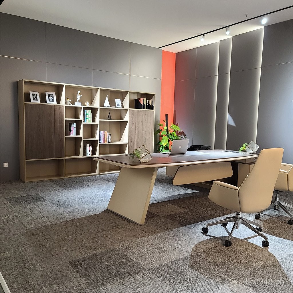 Modern Manager Office Furniture Executive Boss Desk Chair Table Simple ...