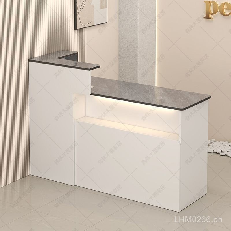 Small Reception Desk Front Desk Bar Counter Barber Shop Front Desk ...