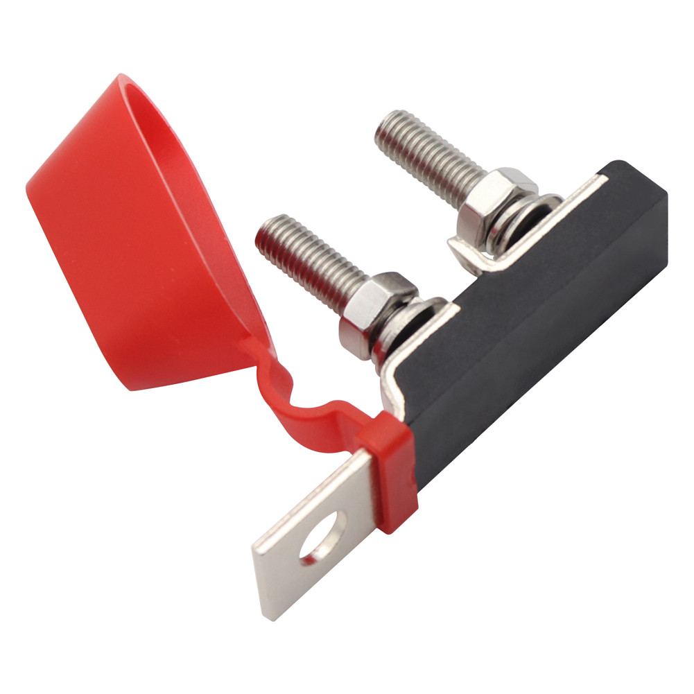 Dual Terminal Fuse Block Two Stud Fuse Holder Marine Rated Compact Fuse ...