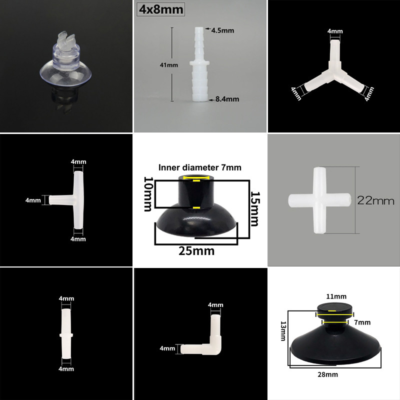 Aquarium Suction Cup Holder Air valves and air controllers for Silicone ...