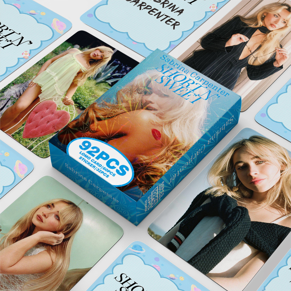 30-96pcs/box Taylor Swift Sabrina Carpenter Postcards American Singer ...