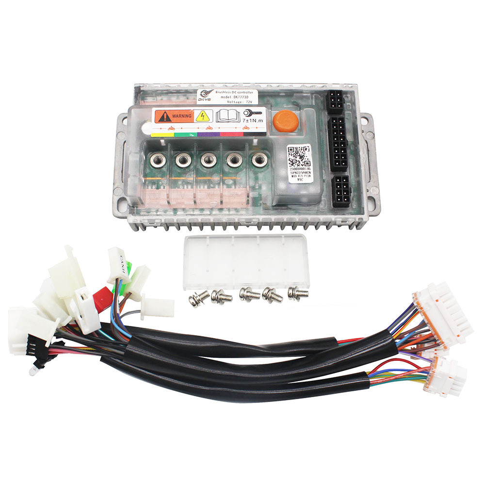 72V Electric Bike Brushless DC Motor Controller 65A 1800W High Power ...