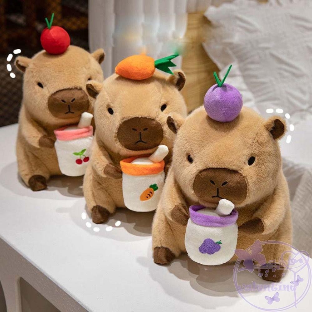 AVALENTINE Capybara Plush Toy, Capybara Simulation Capibara Anime ...