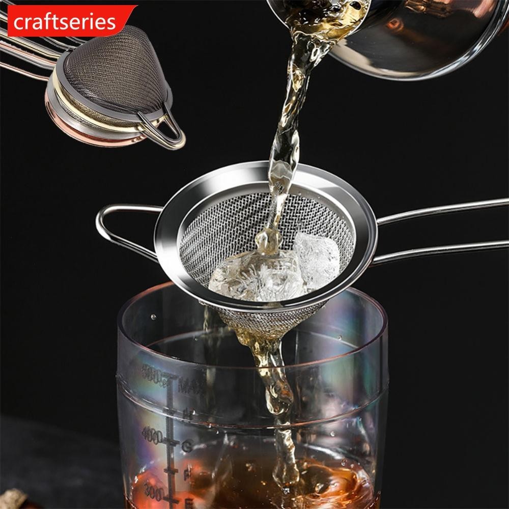 CRAFTSERIES Cocktail Strainer Stainless Steel Tea Strainers Conical ...
