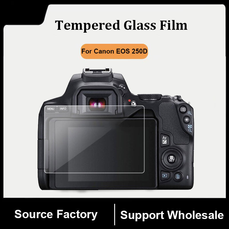 For Canon EOS 200Dii 250D 200D 100D Camera Tempered Glass Screen ...