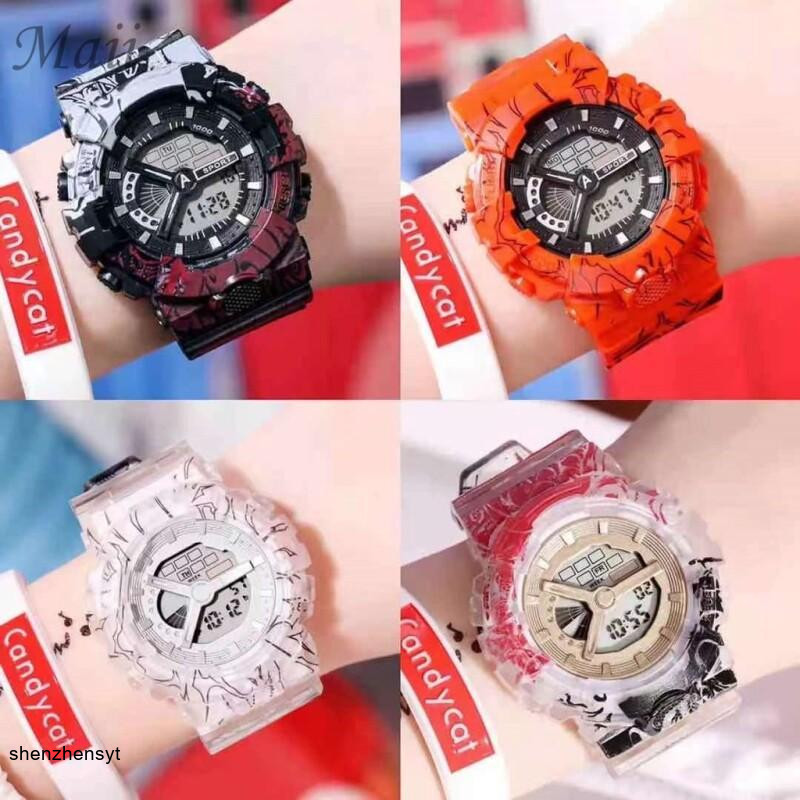 watch electronicOne Piece / Dragon Ball Cartoon Animation Digital Watch ...