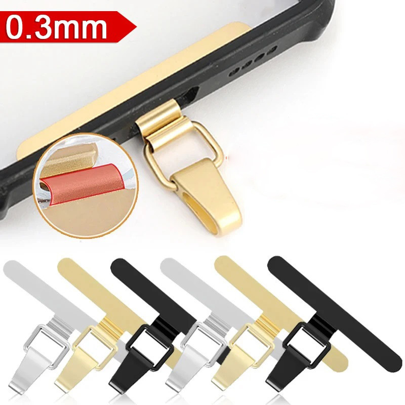 Mobile Phone Metal Lanyard Card - Phone Case Alloy Clip Patch - Hanging ...