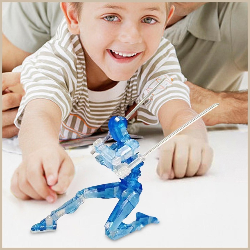 3D Printed Multi-Jointed Movable Robot 3D Printed Flexible Toy Figures ...