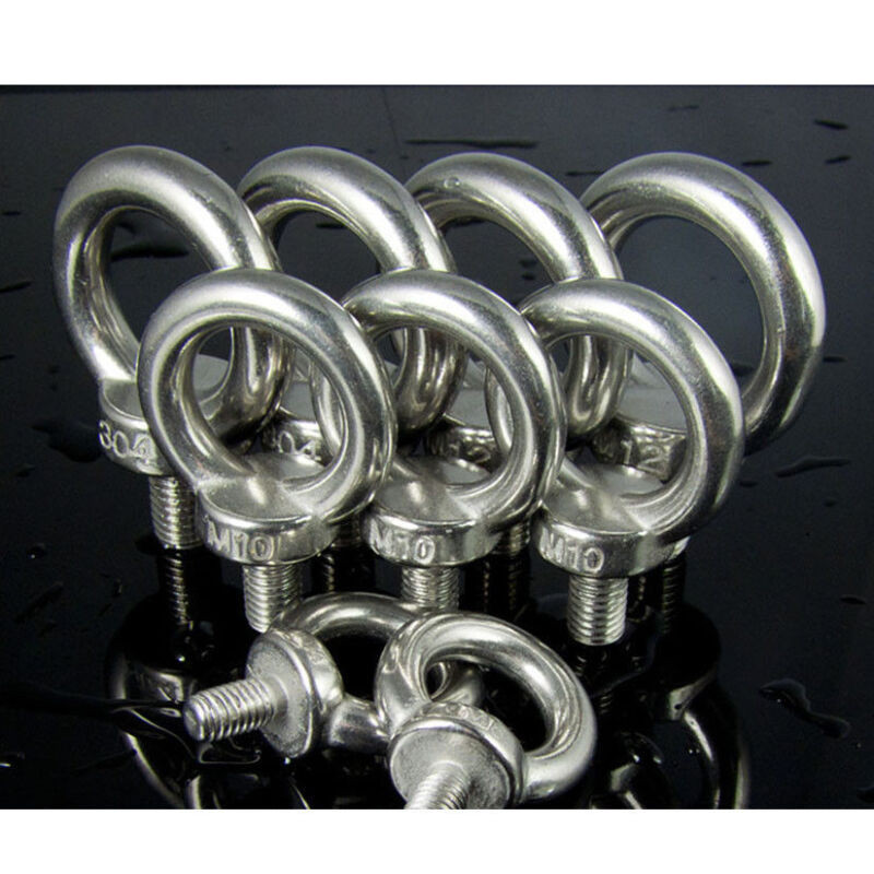 1-5PCS Lifting eye nuts/screw Rings eyebolt Rings hooking nut screws M3 ...