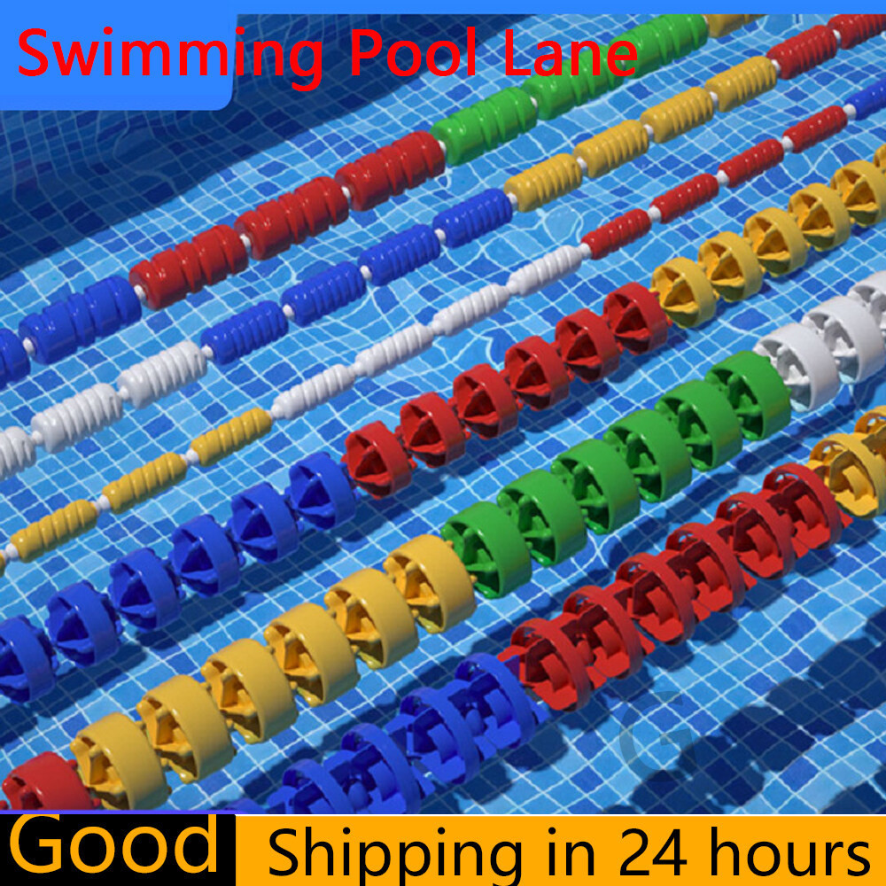 FF-1M(5pcs Balls）Swimming Pool Lane Line Buoy Separation Line Spiral ...
