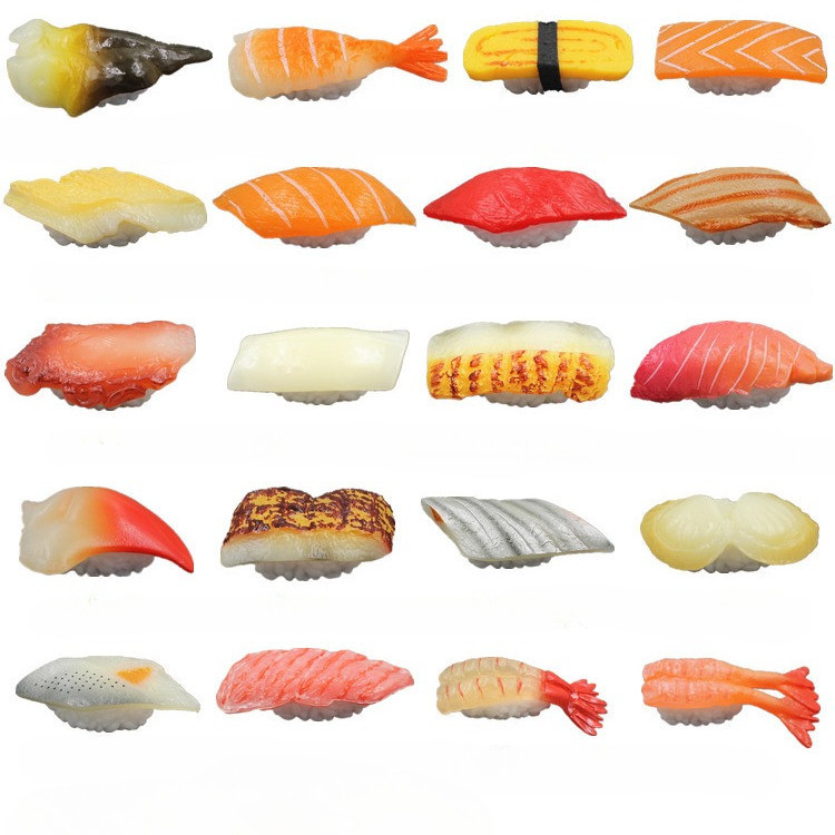 Artificial Sushi Fake Food Simulation Realistic Lifelike Nigiri Onigiri ...