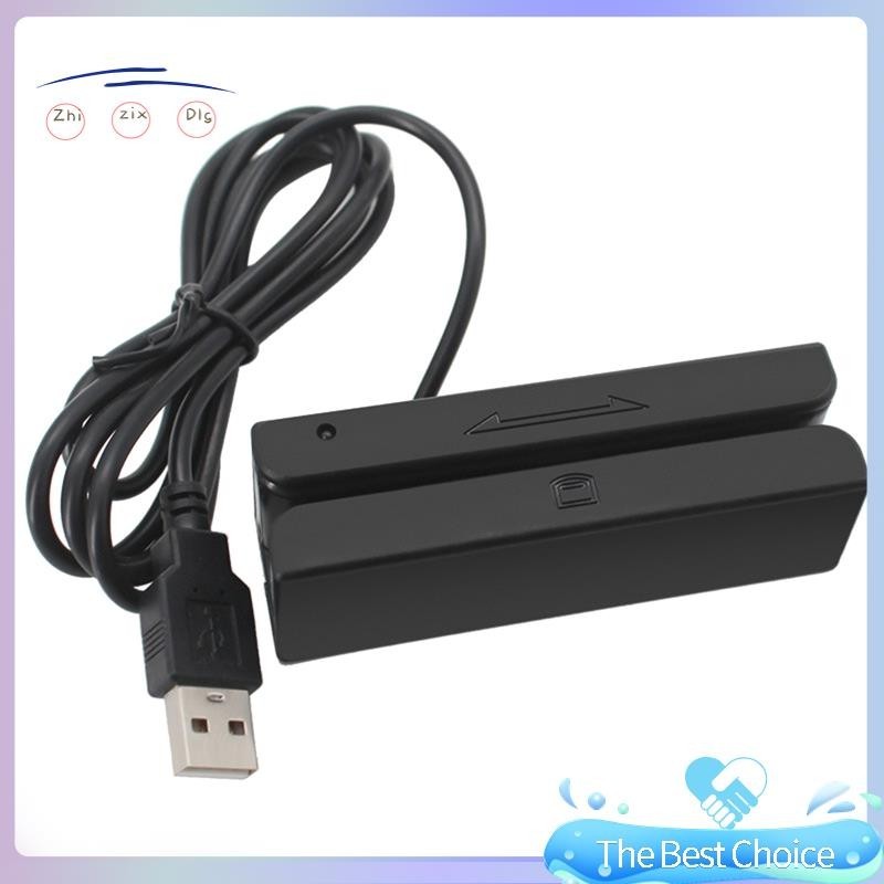 【Zhizixdig】MSR90 USB Magnetic Strip Card Reading Machine Card Reader ...