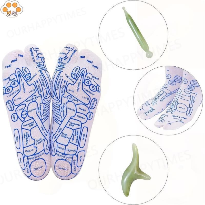 Reflexology Socks Foot Massage Socks Relieve Tired Muscle Relaxation ...