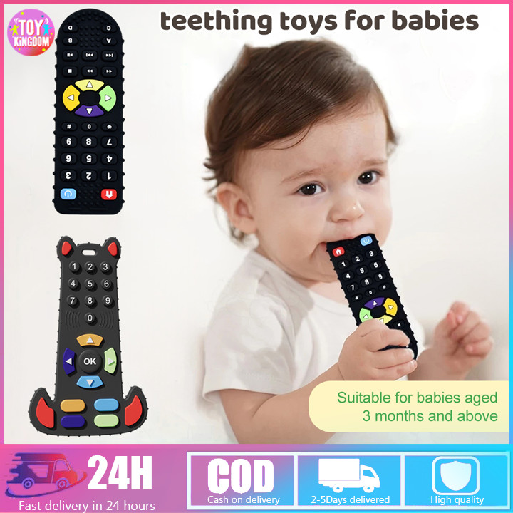 Remote Control Teether Toys Baby Silicon Teether for Baby BPA free Baby ...