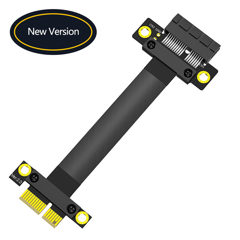 20CM PCIE X1 Riser Cable PCIe 3.0 1X to 1X Slot Extension Cable 8Gb ...