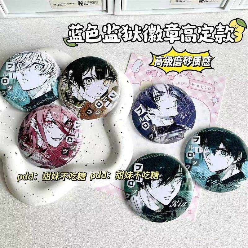 6 Styles New Anime Blue Lock Cosplay Backpack Badges Bachira Meguru ...
