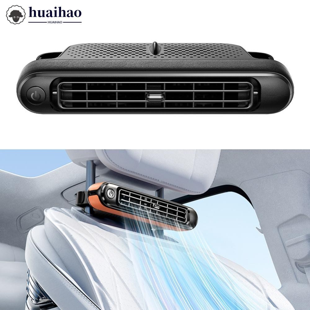 HUAIHAO Car Seat Fan Backseat Cooling Fan Front Rear Headrest Cooling ...