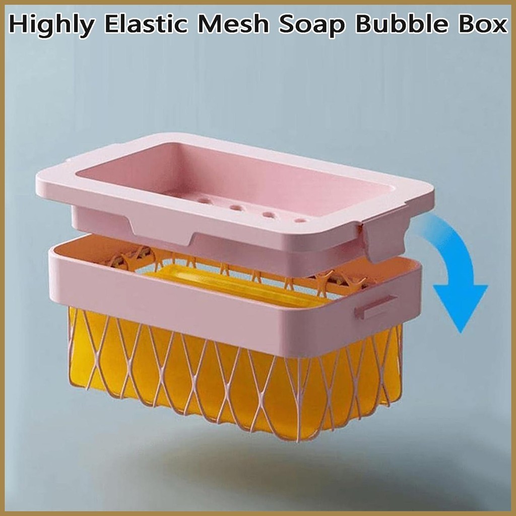 Multifunctional Soap Box High Elastic Net Foaming Soap Box ...
