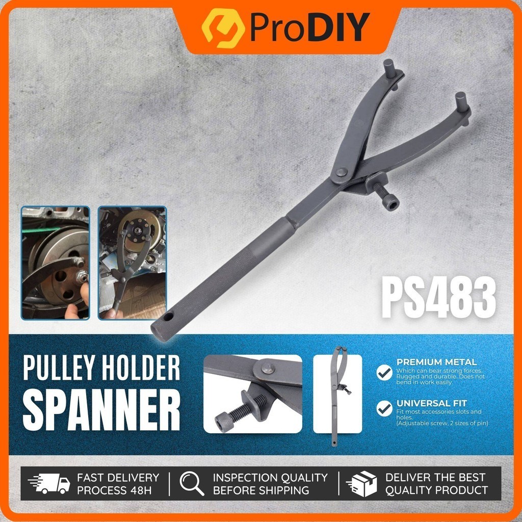 Universal Motorcycle Bike Pulley Holder Spanner Clutch Holder Removal Tool Flywheel Sprocket ...