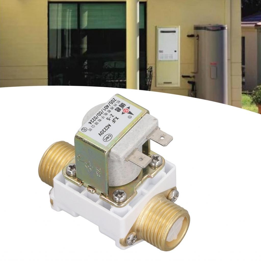 Ooidshop Water Inlet Flow Switch Valve 1/2 Inch Thread AC220V Electric ...